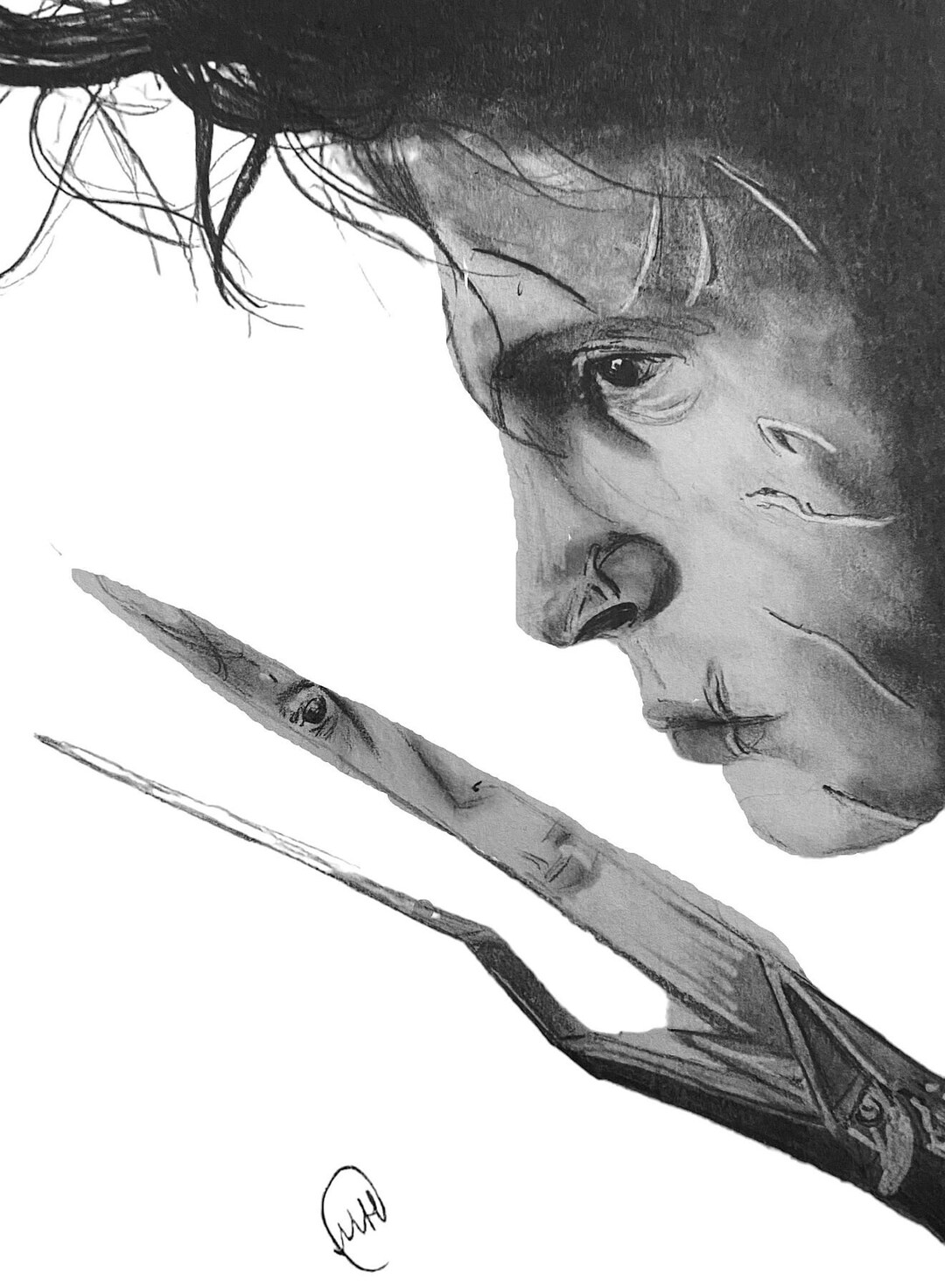 Edward Scissorhands Print - Etsy