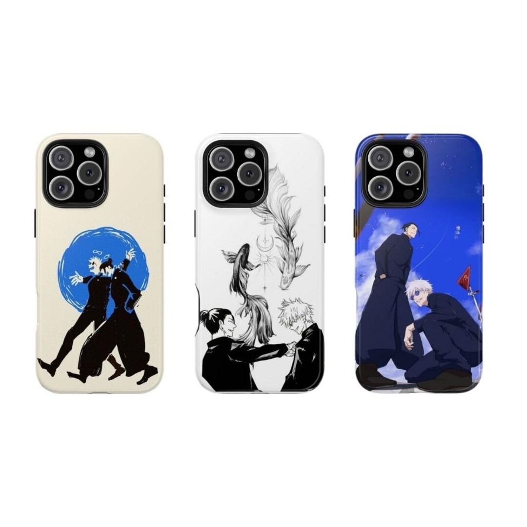 Jujutsu Kaisen Phone Case, Satoru Gojo Geto Best Friends, Anime JJK ...