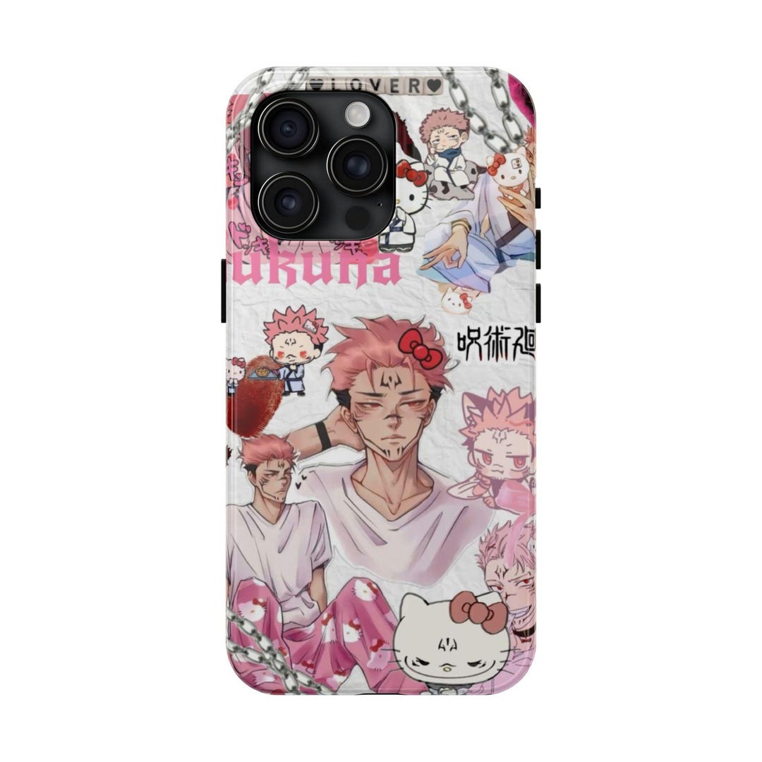 Funny Sukuna Jujutsu Kaisen Premium iPhone Case, JJK Japan Anime iPhone ...