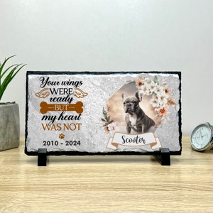 Cat Memorial Stone, Pet Loss Slate, Cat Memorial Gifts, Custom Pet ...