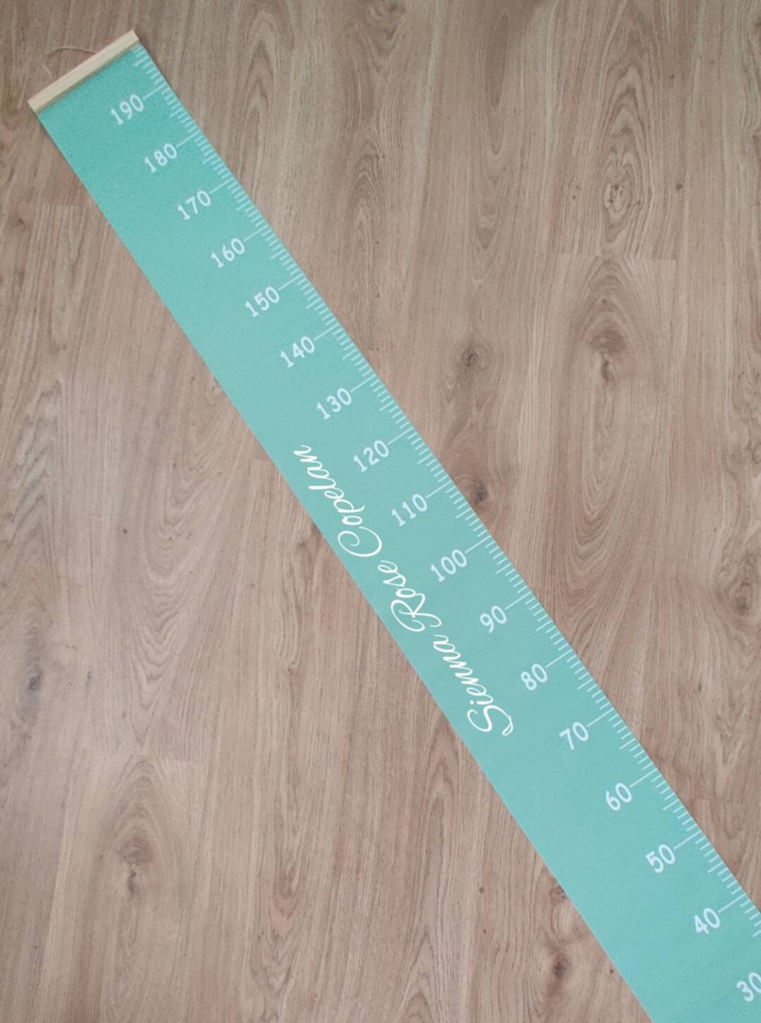 Growth Ruler sage Green Personalised With Name or Plain in Stock in ...