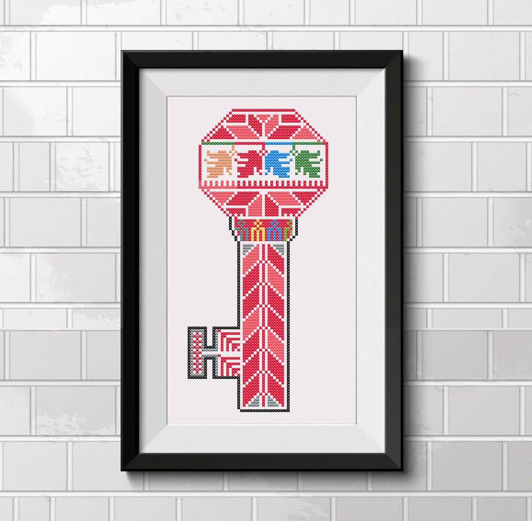 Key of Returns Palestine Tatreez Pattern Pdf Pattern for Embroidery ...