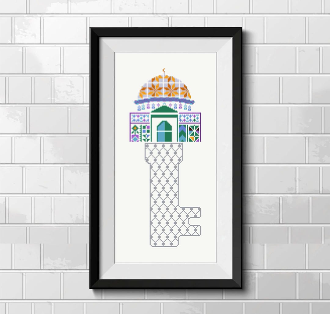 Key of Returns Palestintians Tatreez Pattern Pdf Al Aqsa Motif Tatreez ...