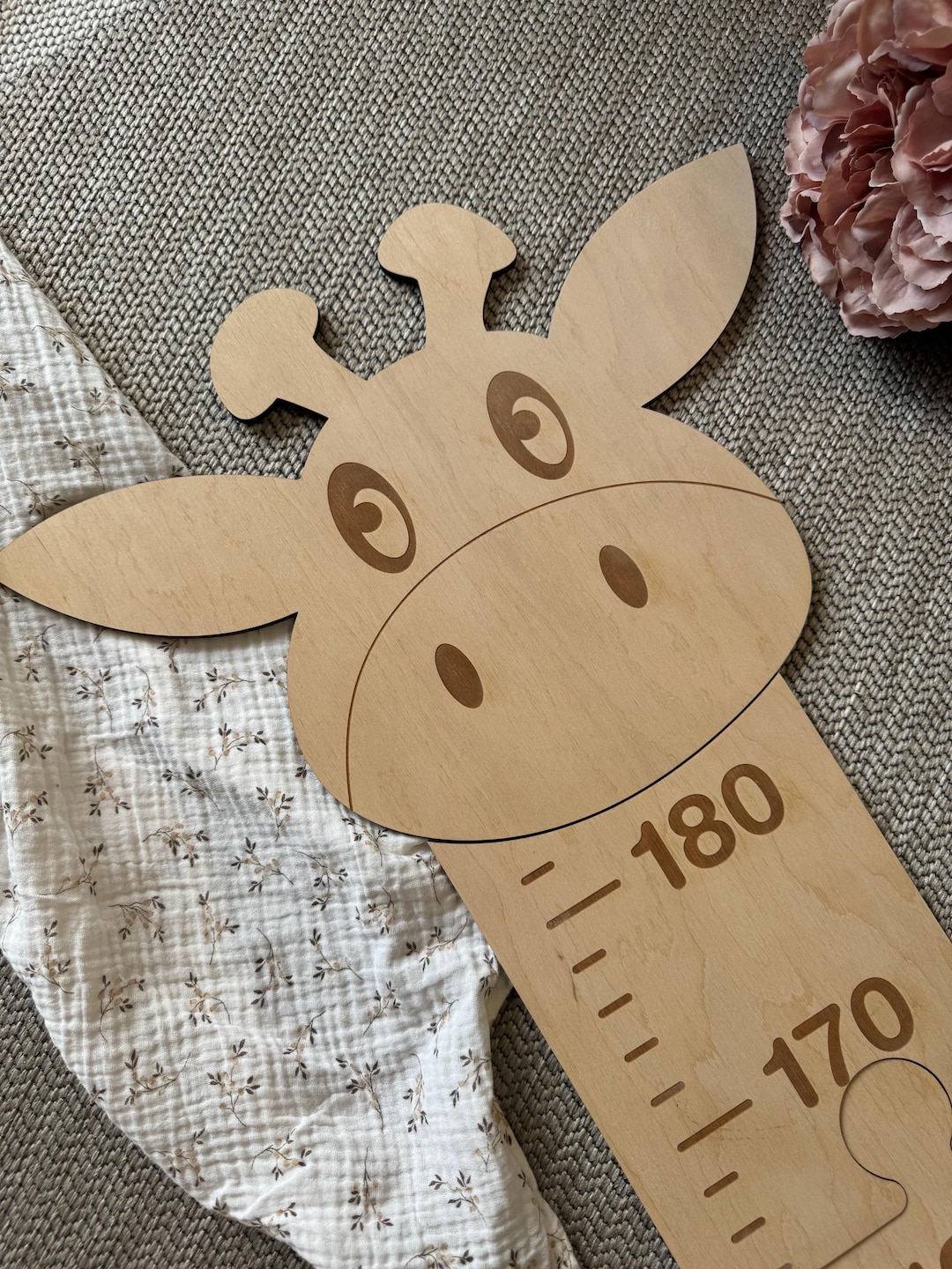 Measuring Stick, Growth Chart Made of Wood, Wooden Nursery Decoration ...