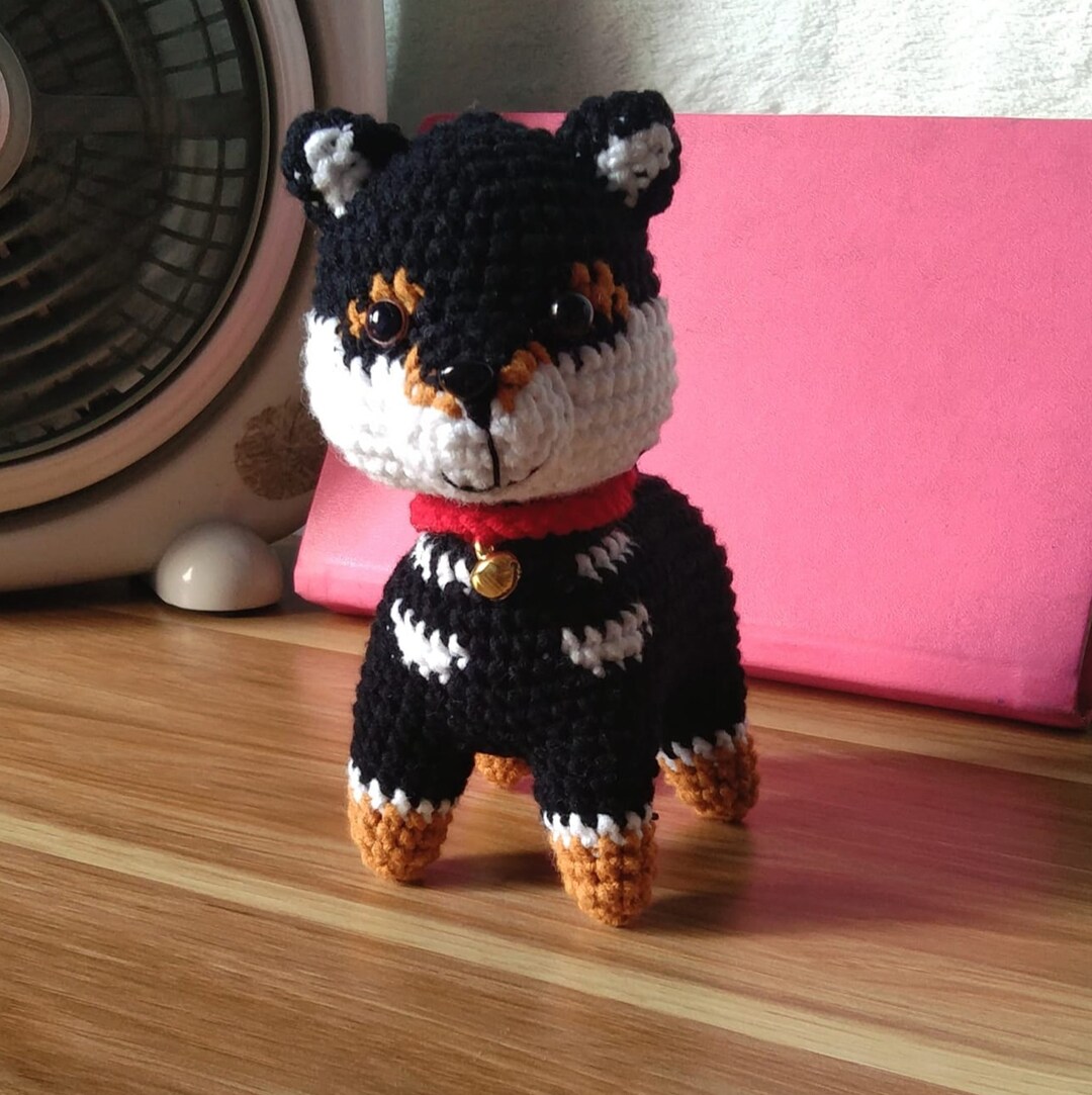 Crochet Shiba Black Amigurumi Crochet Dog. Amigurumi Crochet - Etsy