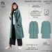 Women Jacket Pattern Winter Coat Pattern Short Coat Sewing Pattern ...