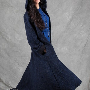 Hooded Coat Pattern | Winter Coat Pattern | Long Coat Sewing Pattern ...