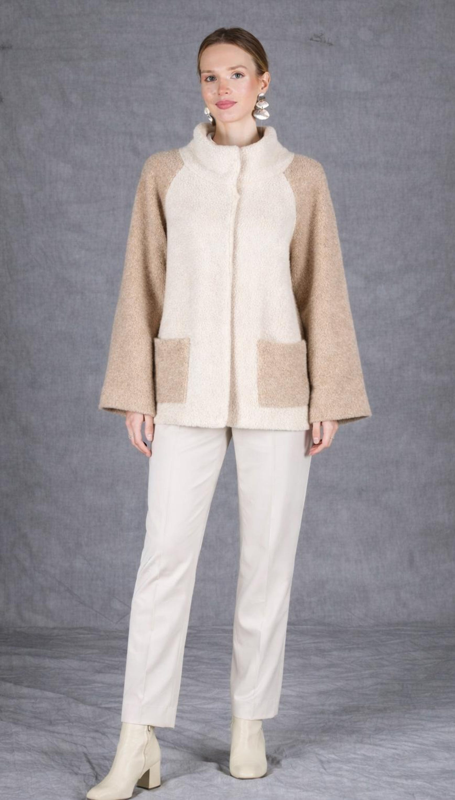 Women Jacket Pattern | Winter Coat Pattern | Raglan Coat Sewing Pattern ...