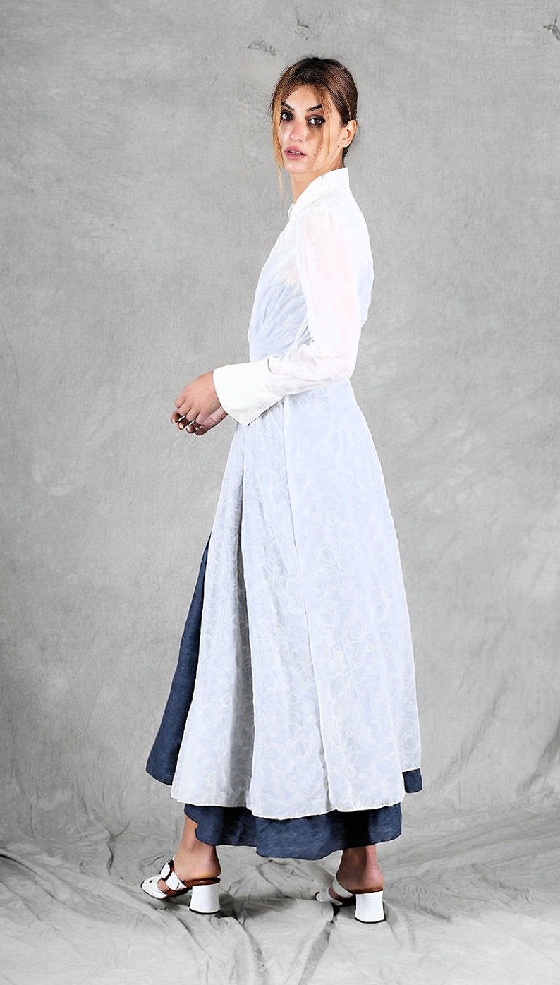 Long Jacket Pattern Fitted Jacket Sewing Pattern Long Dress Pattern ...