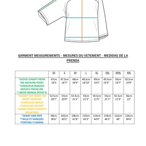 Top Sewing Pattern | Blouse Sewing Pattern | Japanese Sleeve Pattern ...