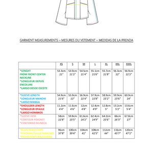 Top Sewing Pattern | Long Sleeve Top Pattern | Blouse Sewing Pattern ...