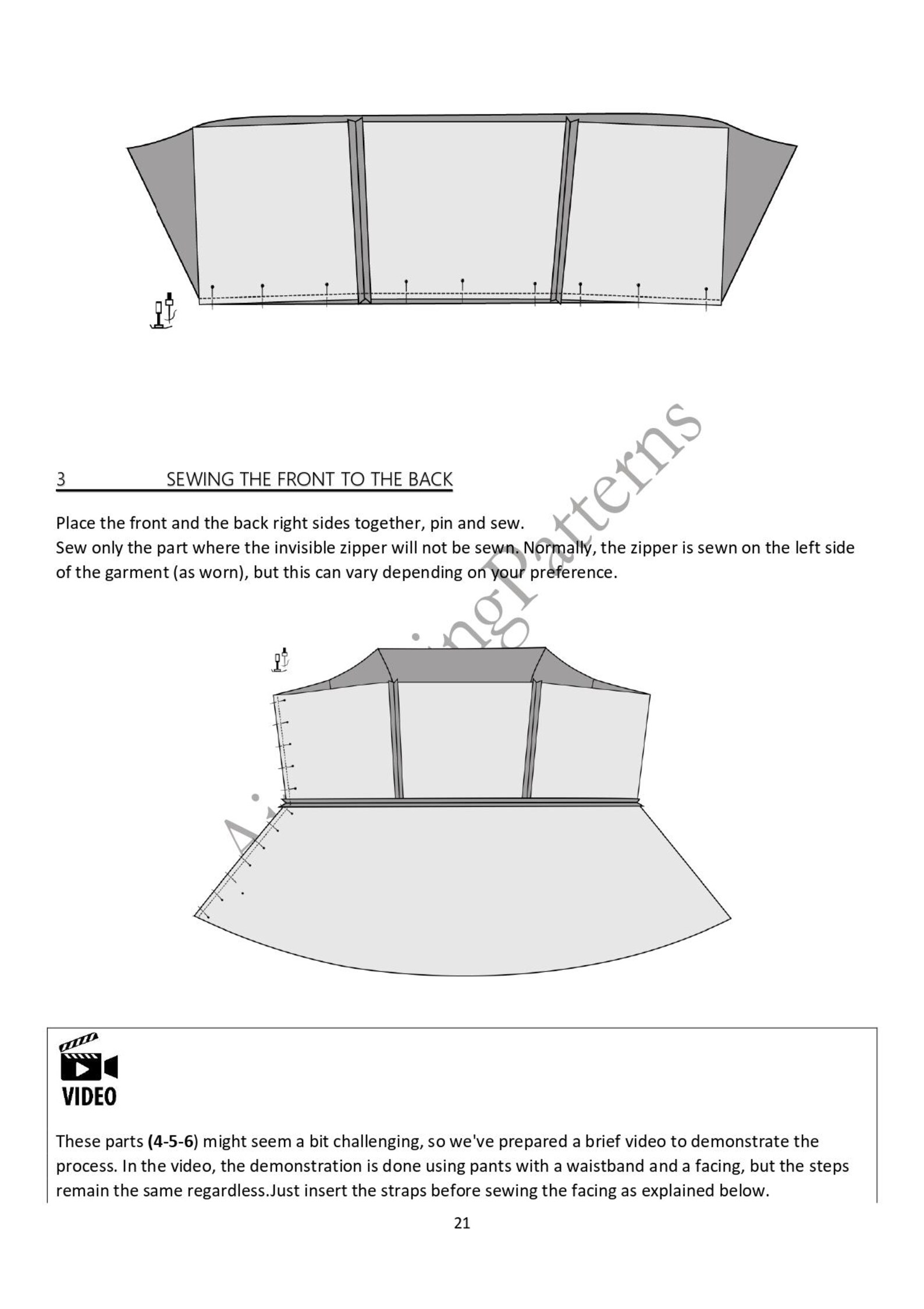 Top Sewing Pattern | Sleeveless Top Pattern | Fitted Top Pattern ...