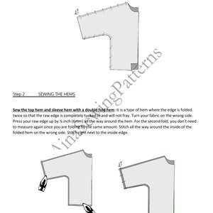 Bundle of 2 PDF Sewing Patterns | Top Sewing Pattern | Blouse Sewing ...