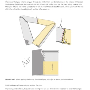 Women Coat Pattern | Winter Coat Pattern | Long Coat Sewing Pattern ...