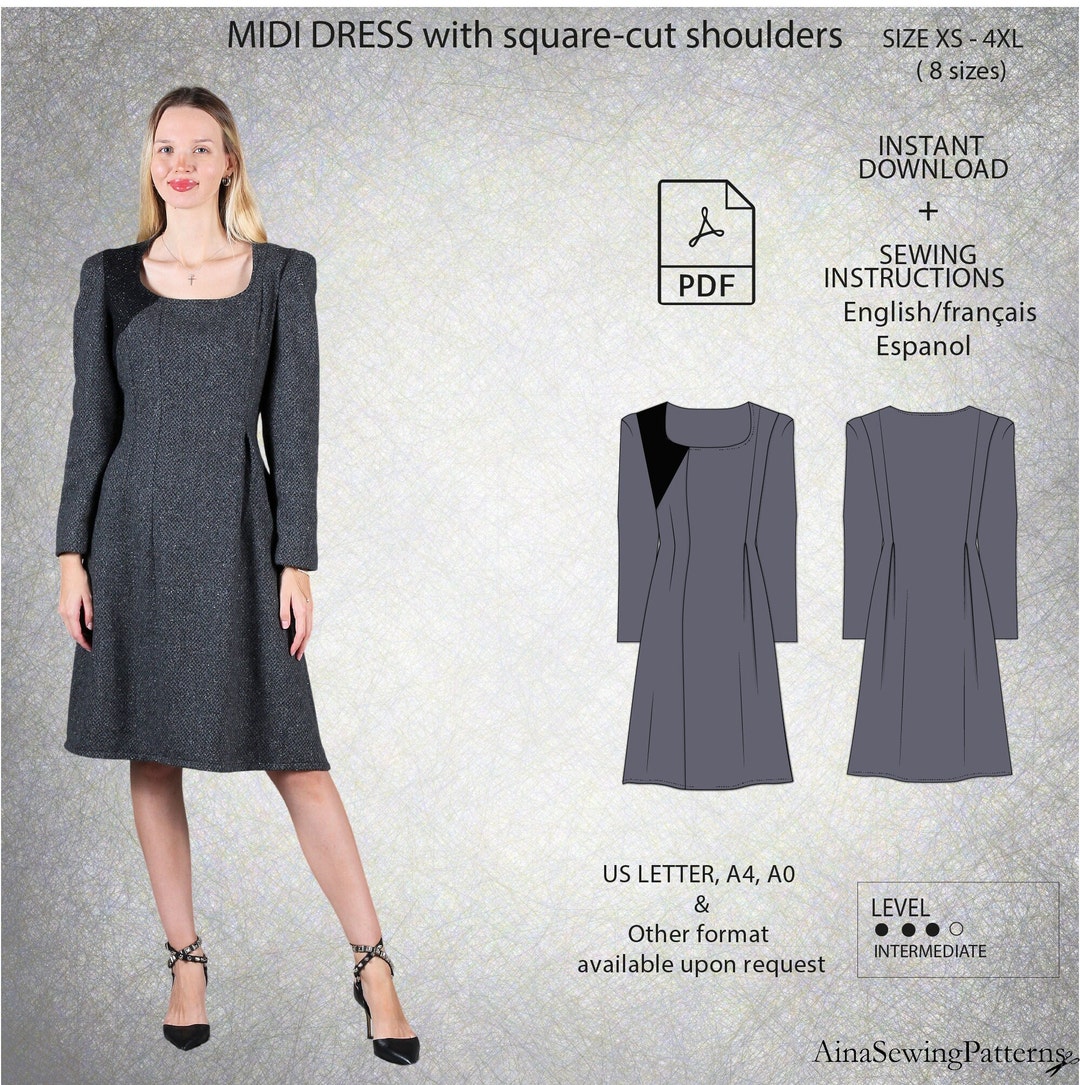 Patron couture robe femme Patron couture robe hiver Patron - Etsy France