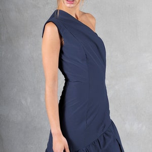 Event Dress Pattern | Cocktail Dress Sewing Pattern | One Shoulder ...