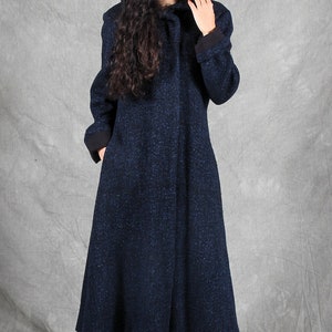 Hooded Coat Pattern | Winter Coat Pattern | Long Coat Sewing Pattern ...