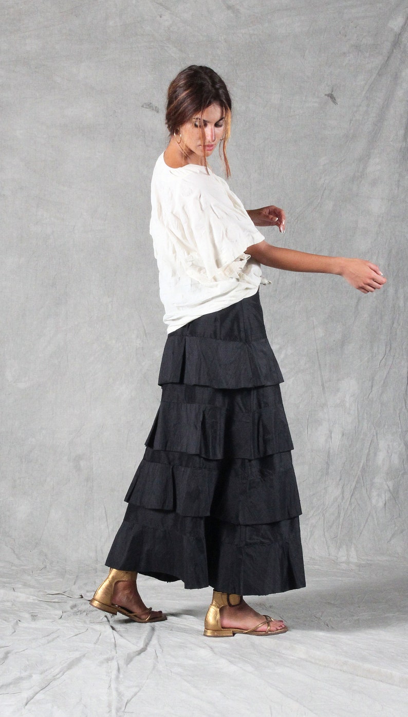 Ruffle Skirt Sewing Pattern | Long Skirt Sewing Pattern | Easy Skirt ...
