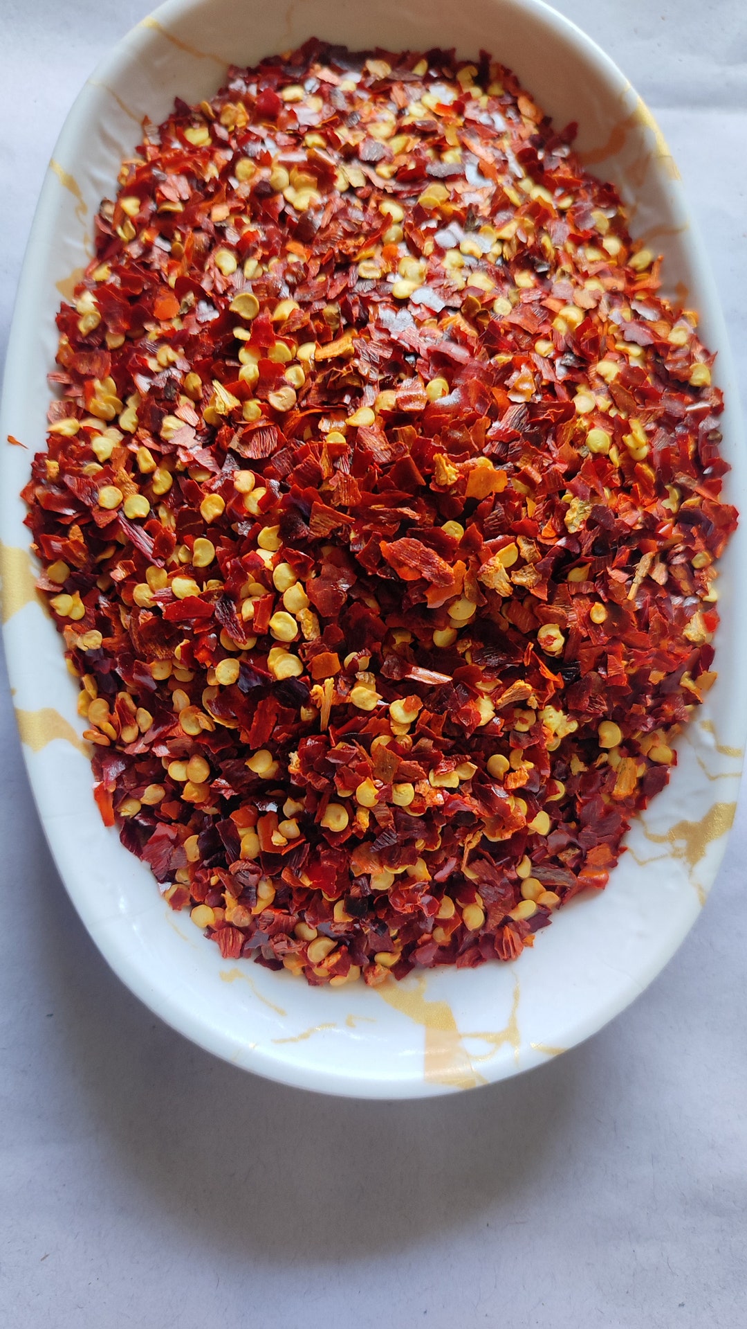 Pure Organic Crushed Dried Red Pepper Chilli Flakes - Red Pepper Chilli ...
