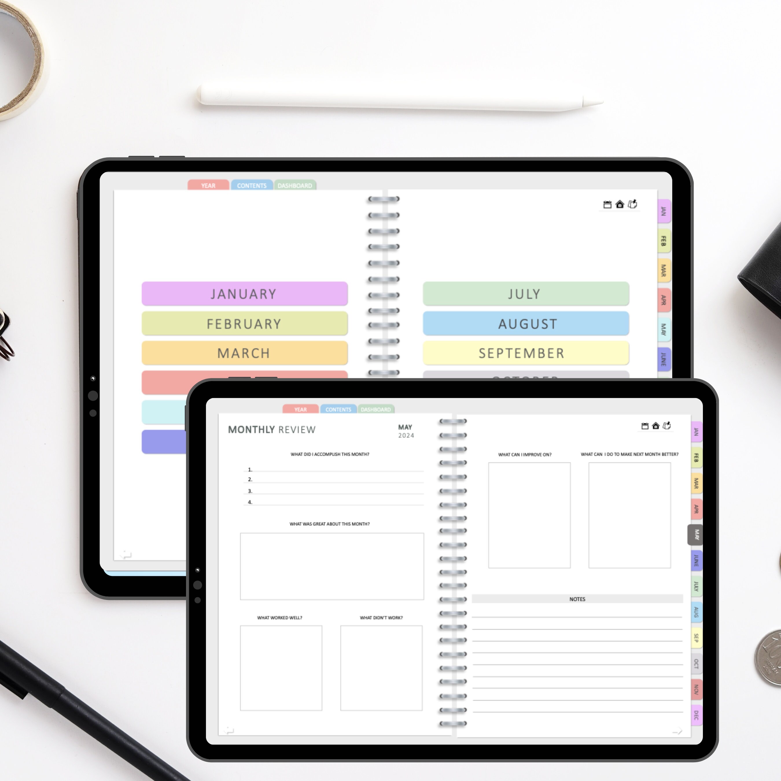2023 & 2024 Digital Planner, Goodnotes Planner, Notability Planner ...
