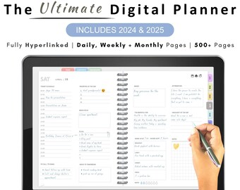 2023 & 2024 Digital Planner, Goodnotes Planner, Notability Planner ...