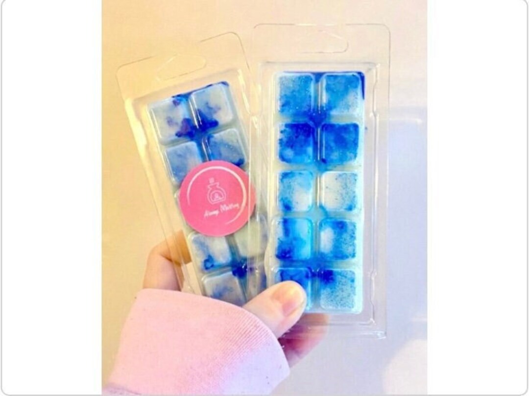 Comfy Blue Wax Melts Wax Melt Snap Bar Soy Wax Melts 50g Highly Scented ...
