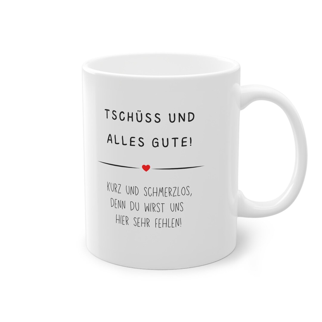Tasse Jobwechsel Abschiedsgeschenk, Kollegen Geschenk Abschied ...