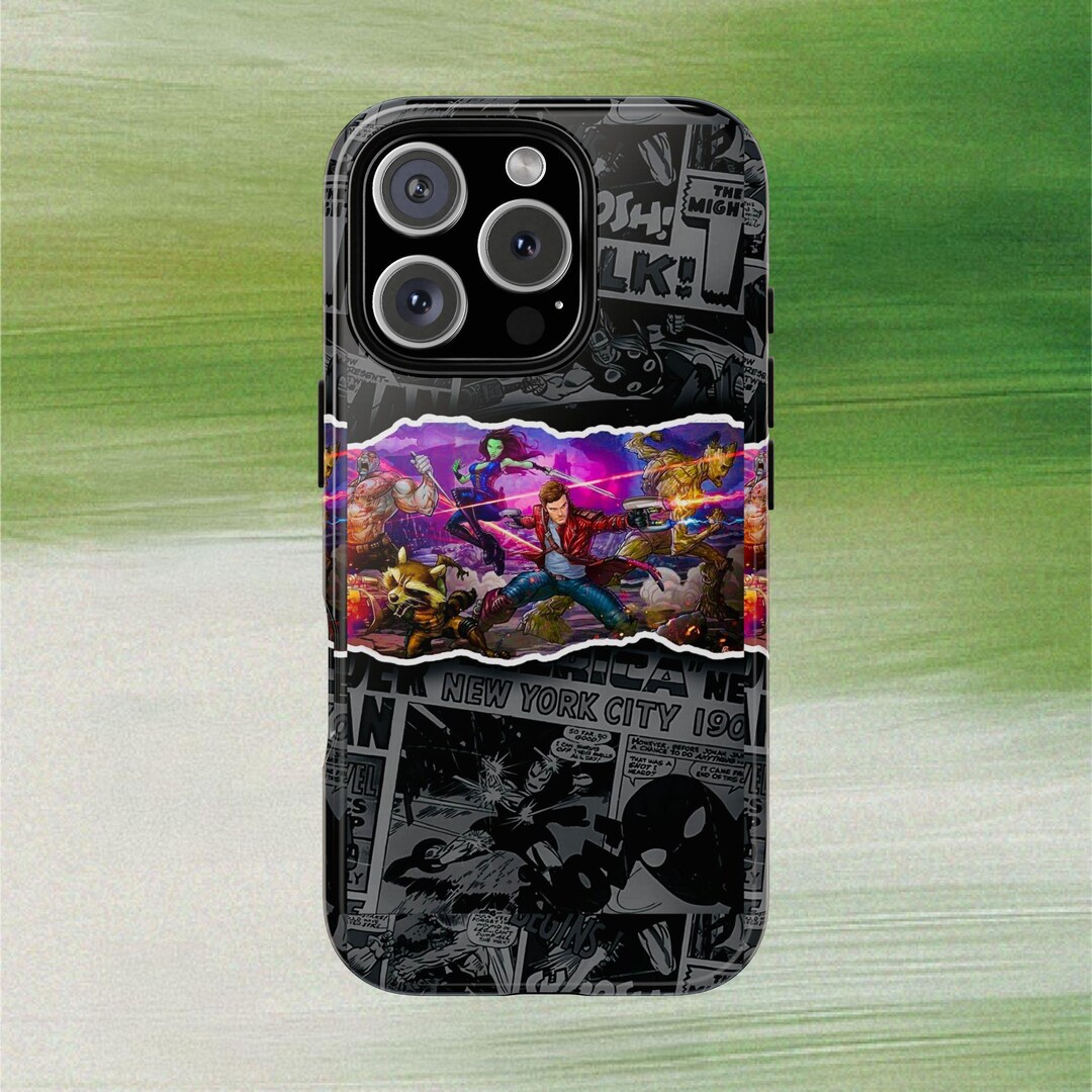 Marvel Guardians Galaxy Superhero Phone Case, Tough Phone Case, Geeky ...