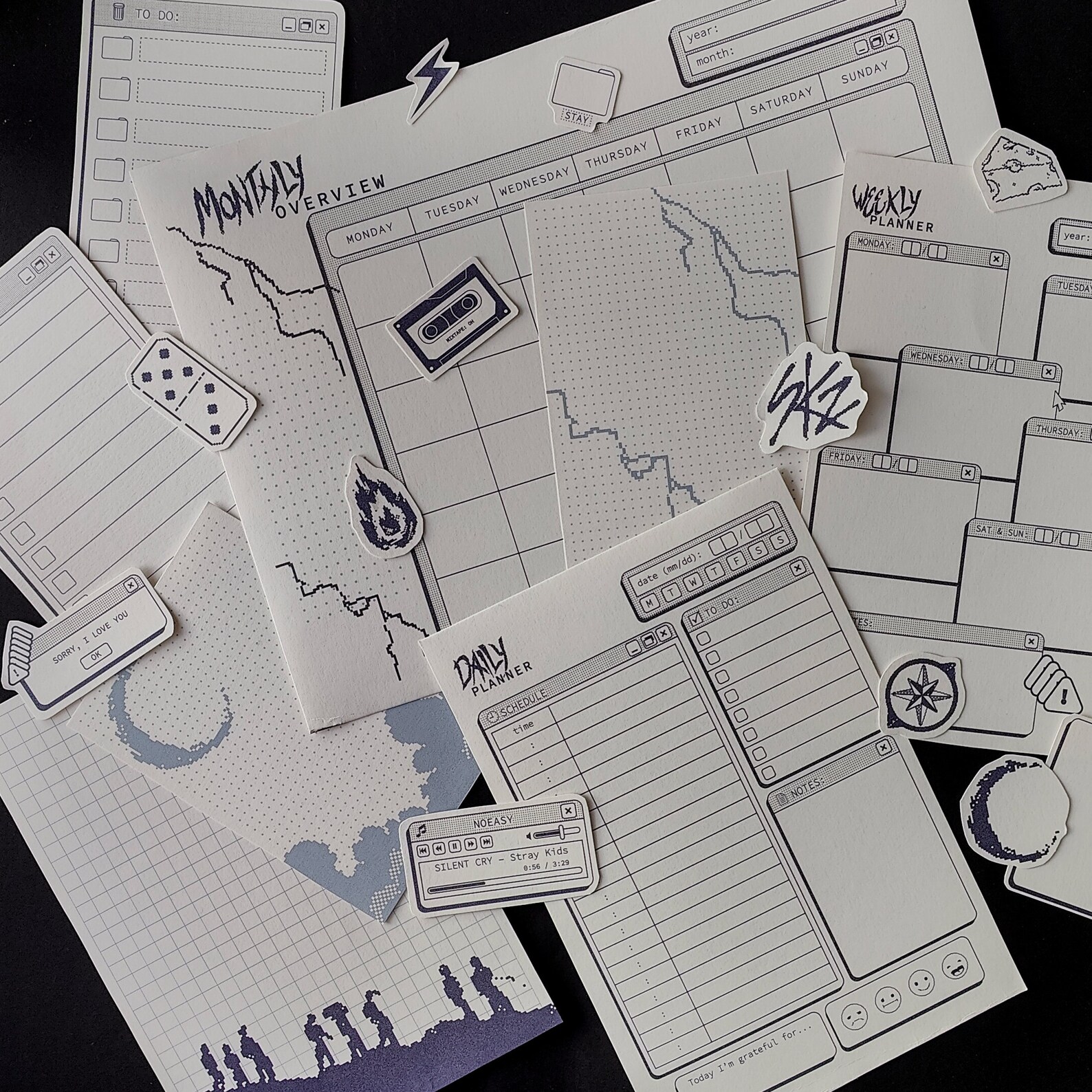 Stray Kids Noeasy Printable Kpop Planner & Note Paper Bundle - Etsy Finland