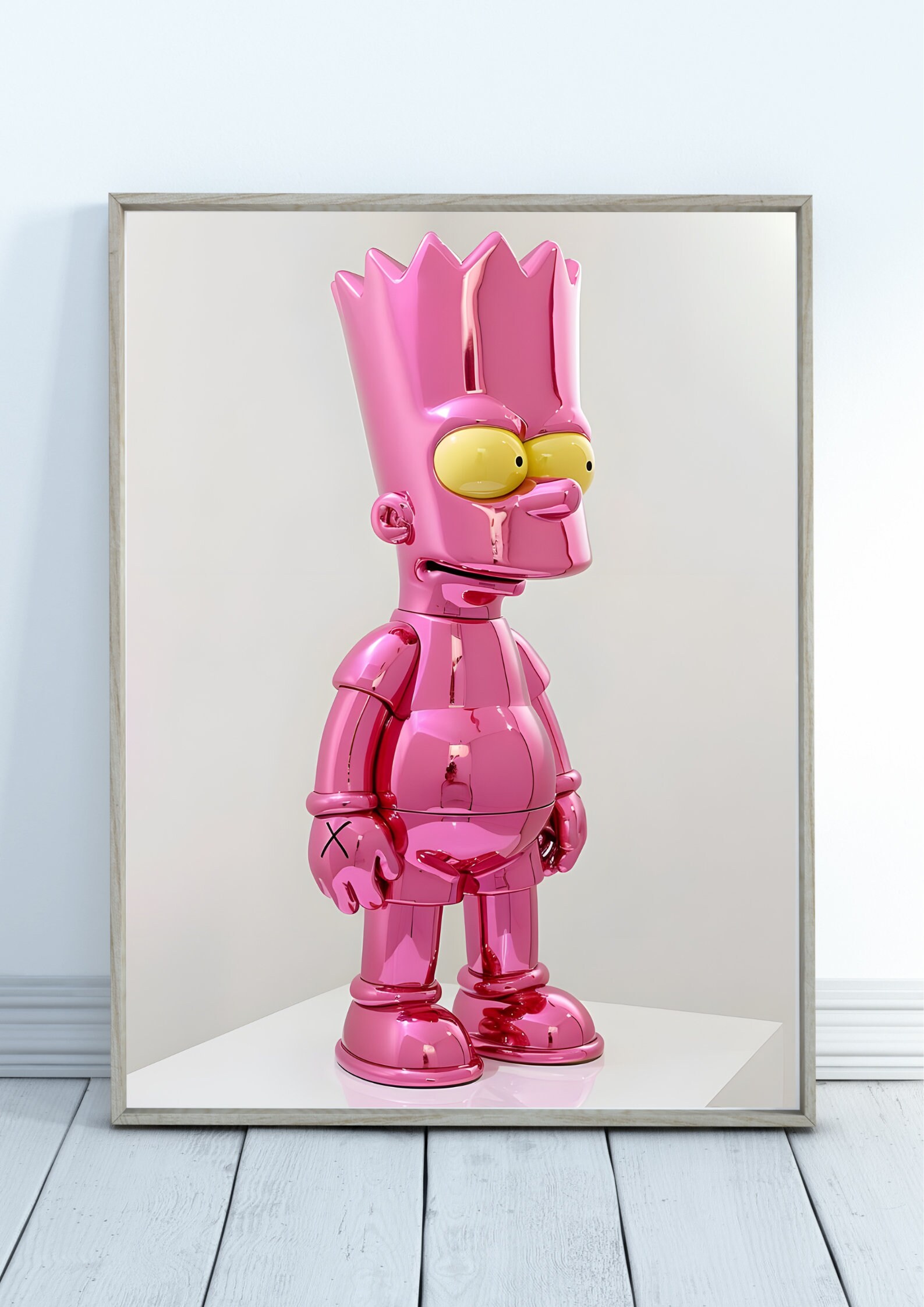 Bart Simpson, Póster, Rosa, Descarga digital, Impresión artística ...