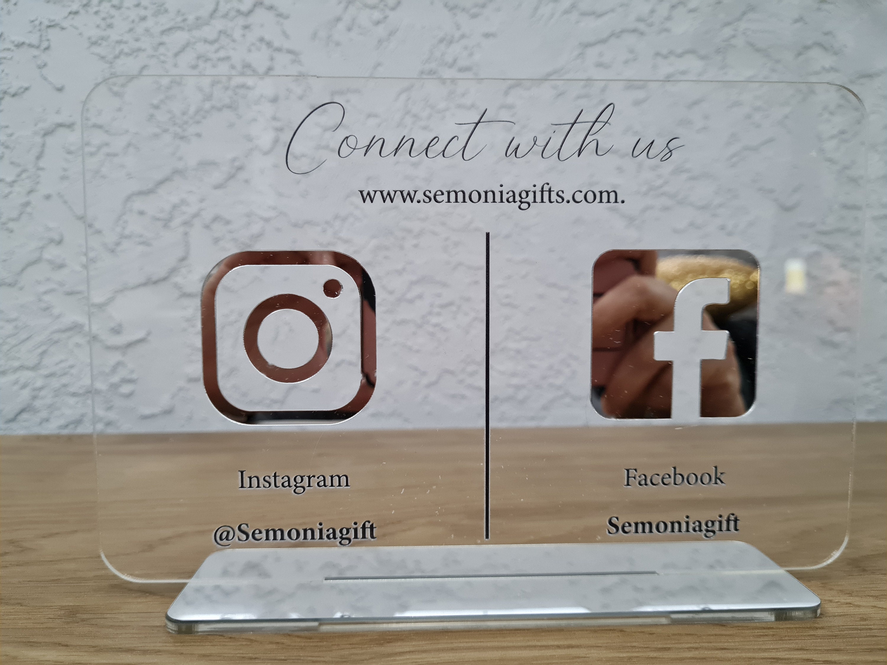 Double Business Social Media Sign Salon Sign Beauty Sign Hairdressers ...