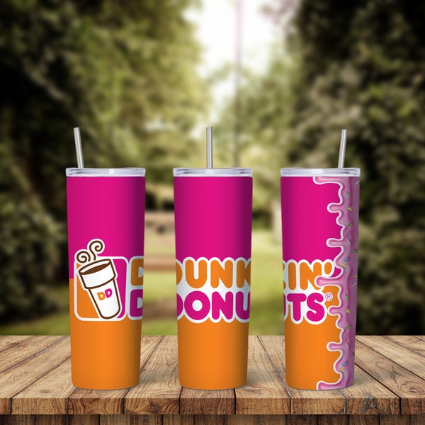 Dunkin Donuts Tumbler Png - Etsy