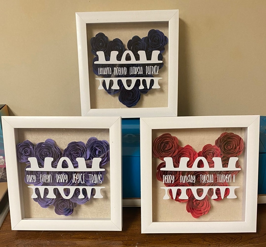 MOM Shadow Boxes - Etsy