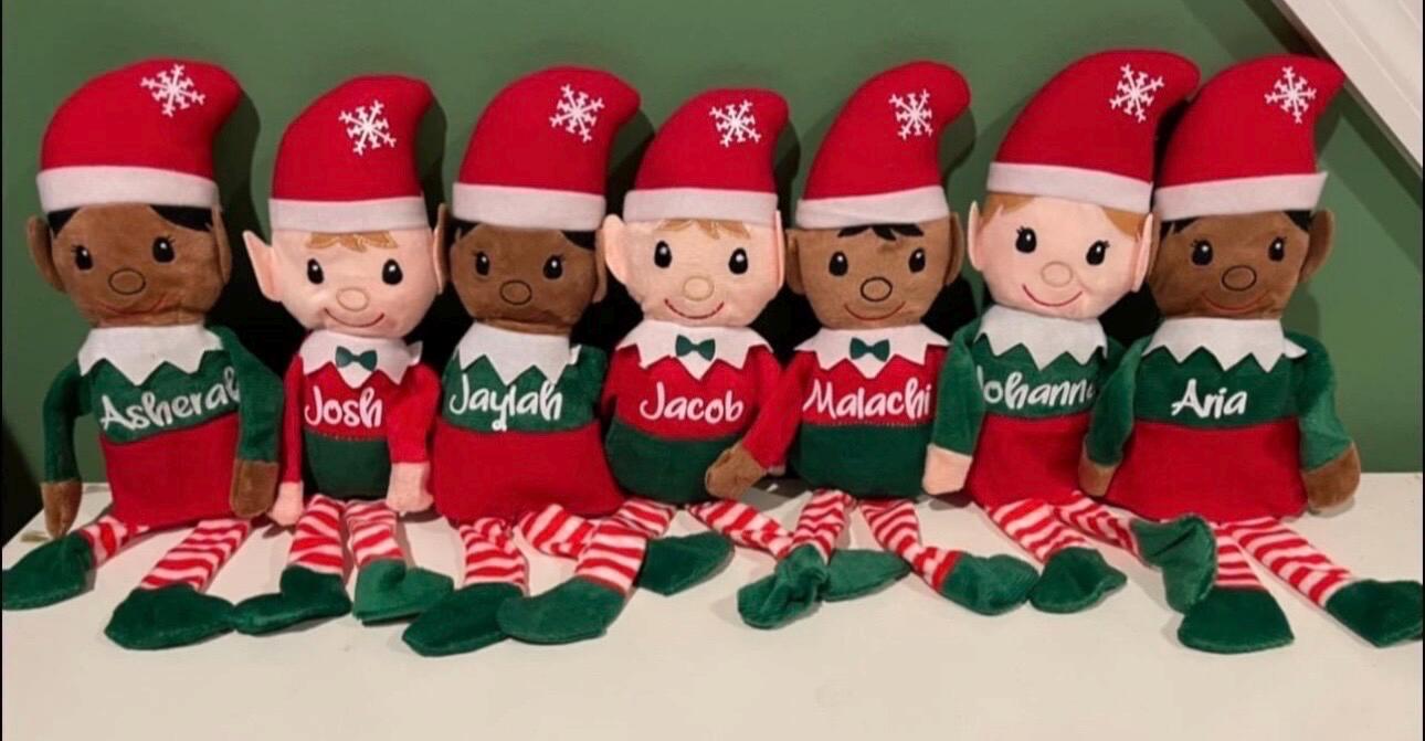 Personalized Christmas Elves - Etsy