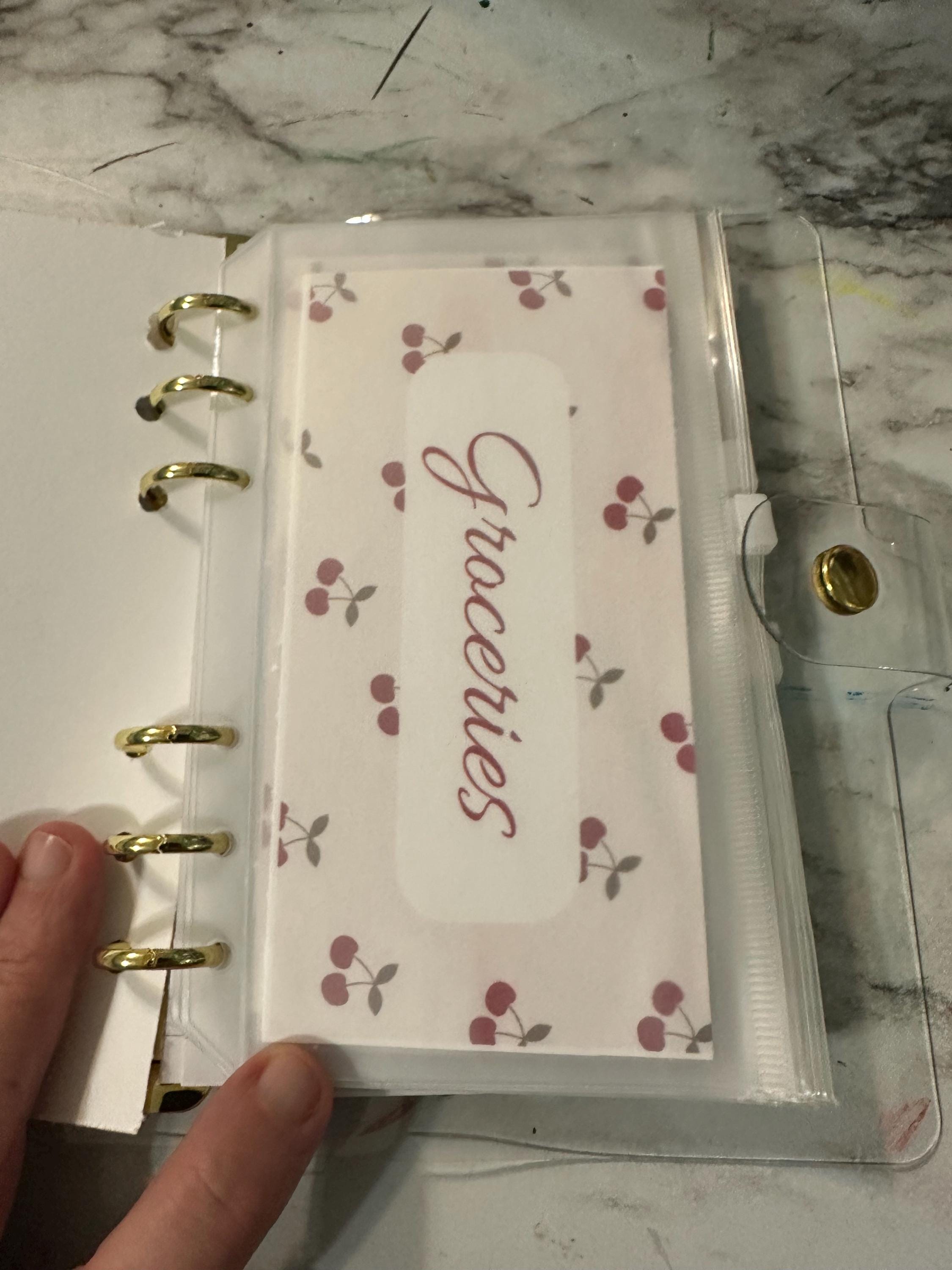 Cherry Themed A6 Budget Binder - Etsy