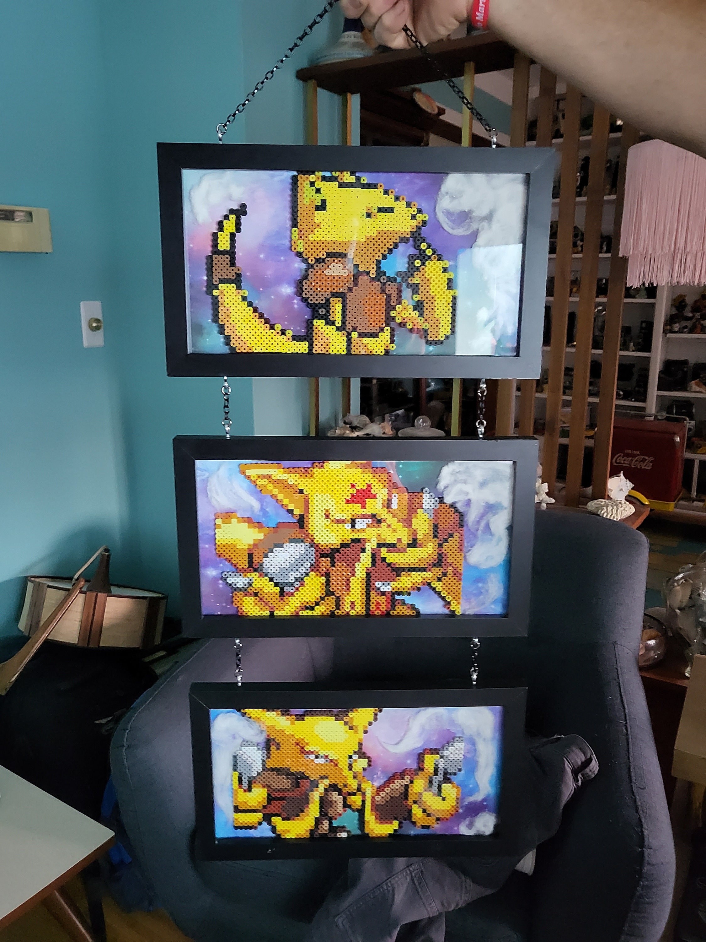 Abra/kadabra/alakazam Perler Bead Art - Etsy