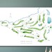 Augusta National Golf Course Map, Watercolor Style Print or Canvas of ...