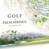 Custom Golf Course Map Print or Canvas. Personalized Golf Gift for ...