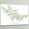 Augusta National Golf Course Map, Watercolor Style Print or Canvas of ...