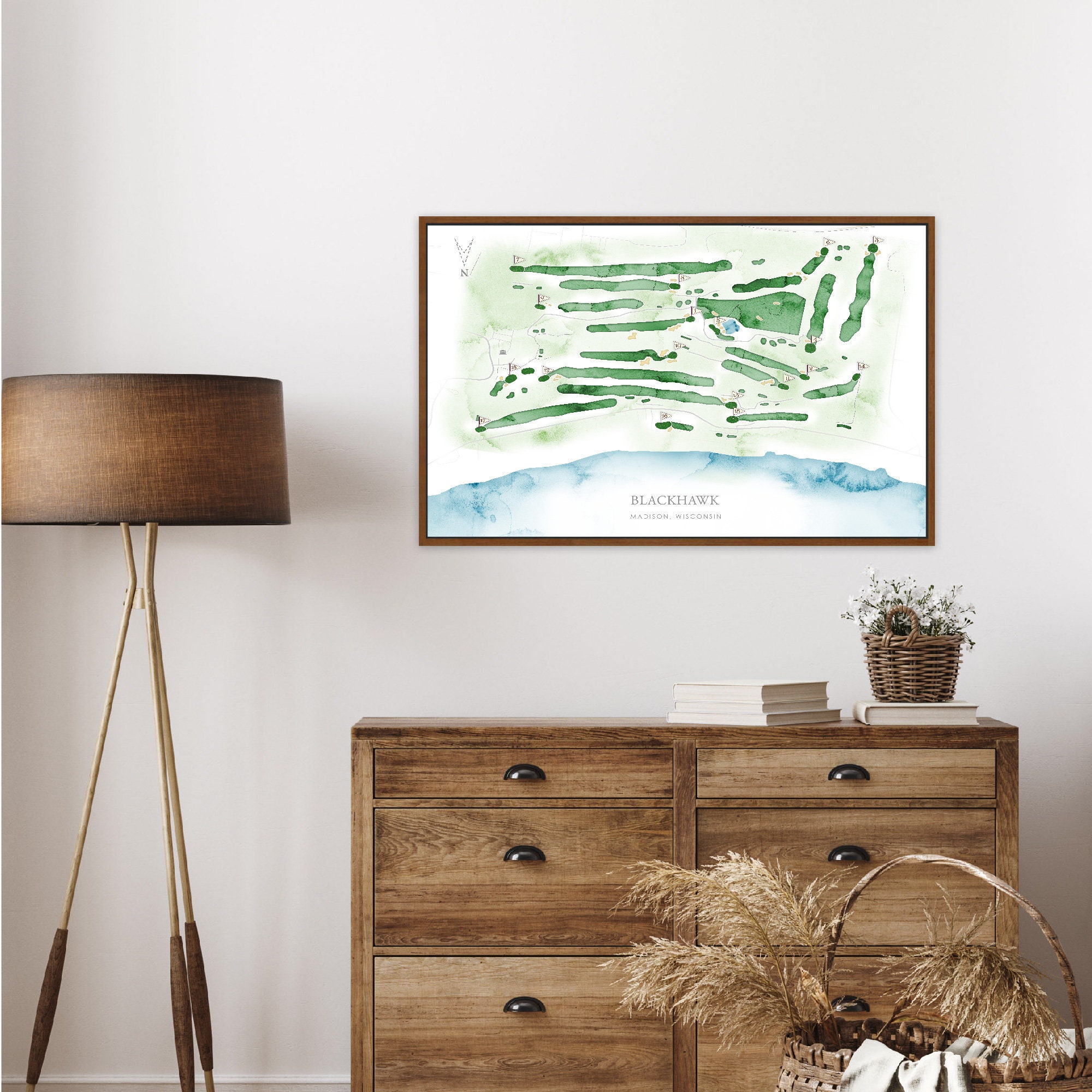 Blackhawk Golf Course Map, Layout Golf Course in Wisconsin ...