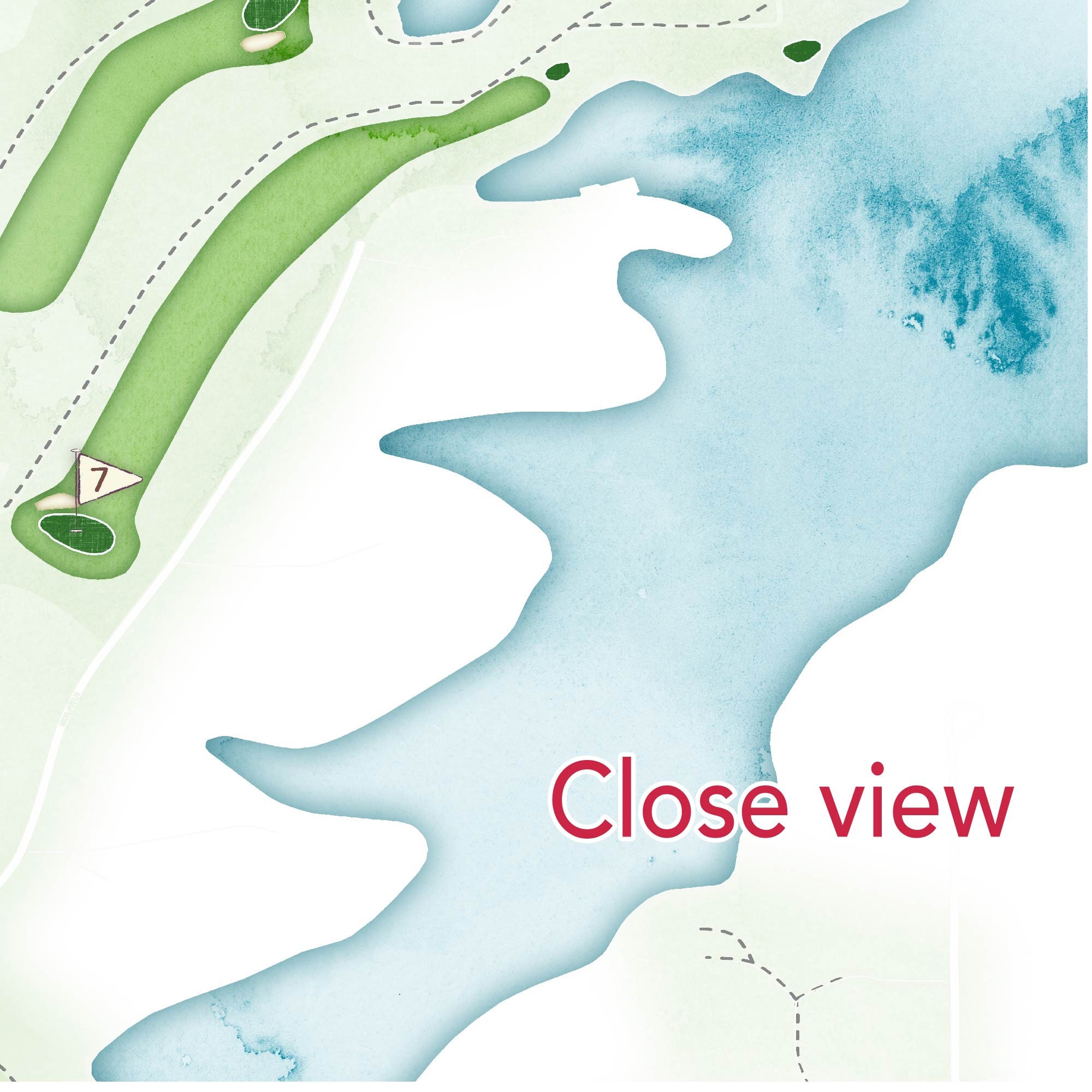 Lake of Egypt Country Club Golf Course Map, Layout of Fairways ...