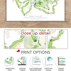 Sand Valley Golf Course Map, Mammoth Dunes, Sandbox Layout, Wisconsin ...