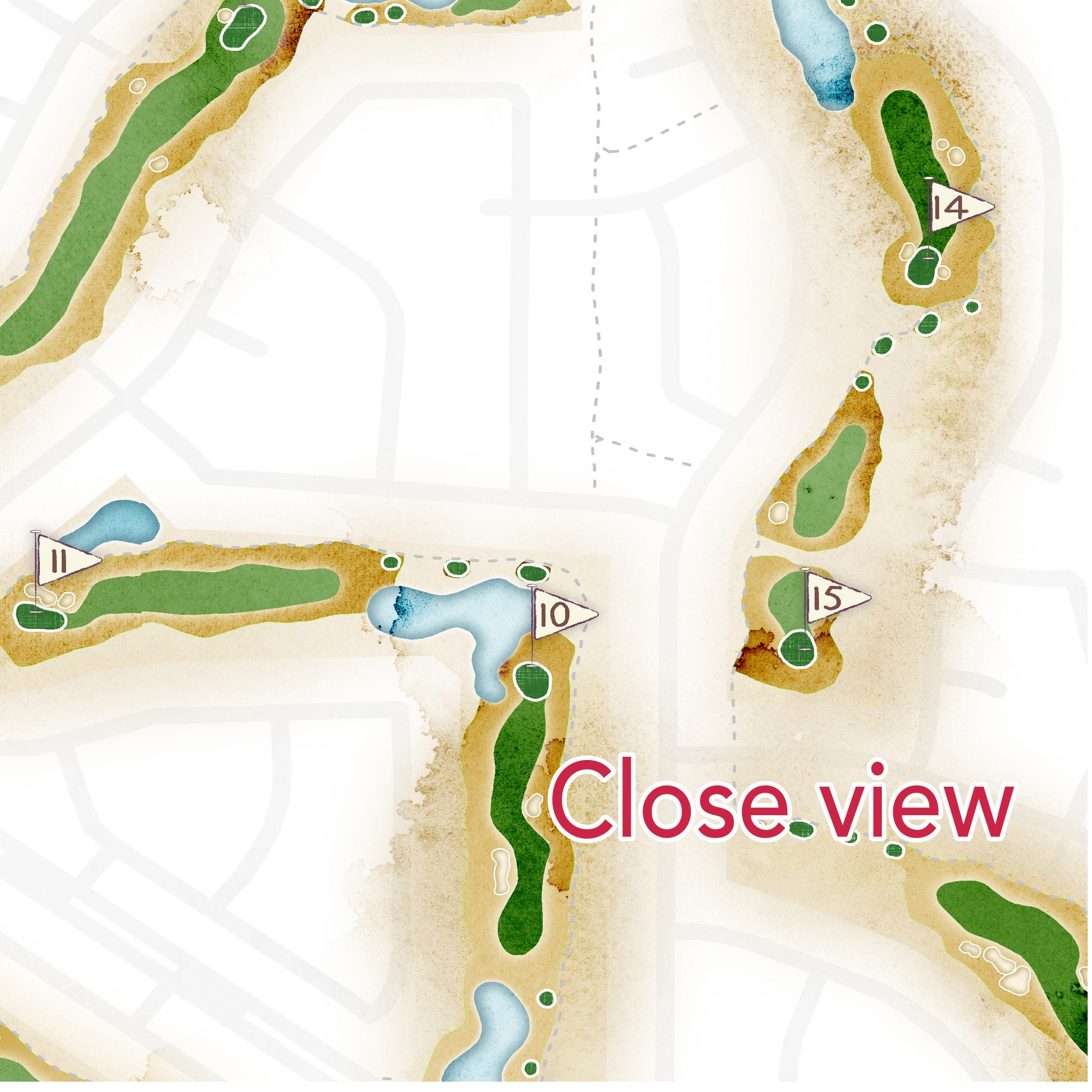 Tuscany Falls Golf Course Map, Pebble Creek, Good Year AZ Golf Course ...