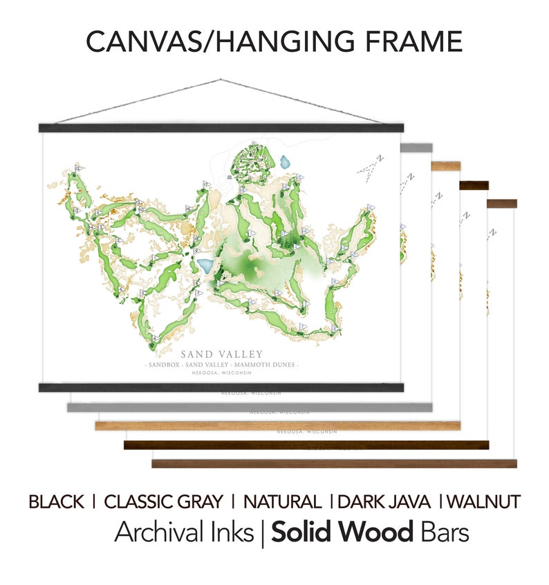 Sand Valley Golf Course Map, Mammoth Dunes, Sandbox Layout, Wisconsin ...