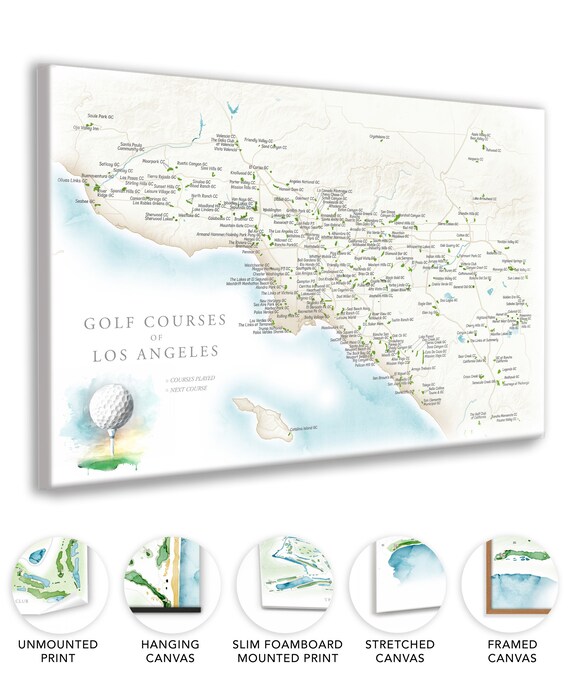Mapa De Campos En California