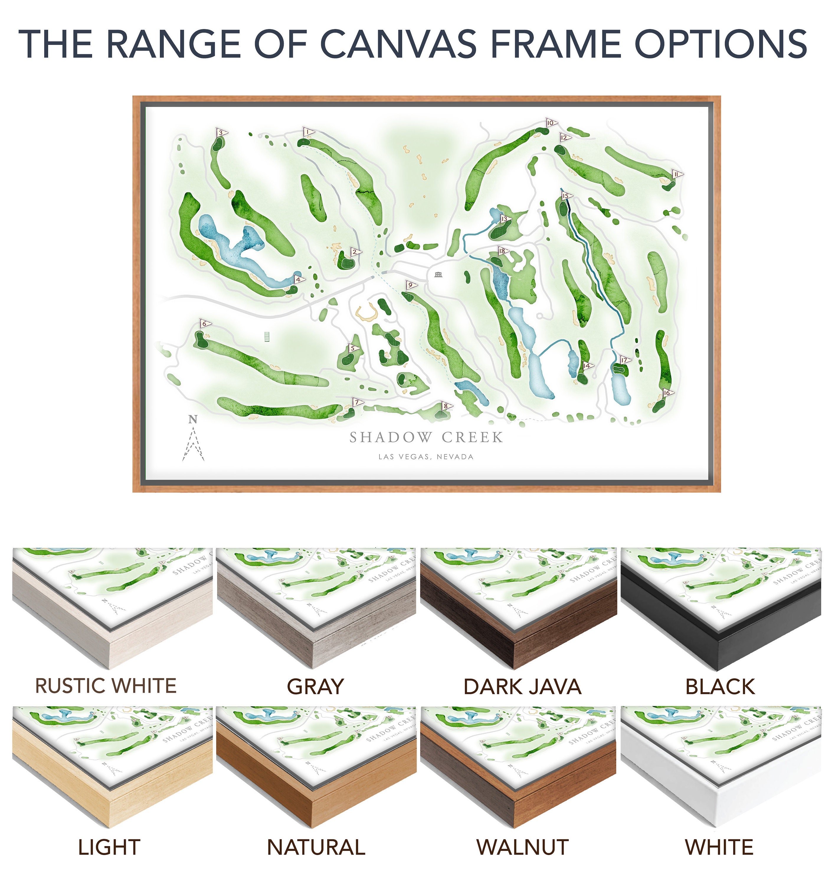 Shadow Creek Golf Course Map Layout of Course for Las Vegas Golfer, RV ...