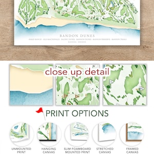 6 Bandon Dunes Golf Courses Map, Sheep Ranch,old Macdonald Pacific ...