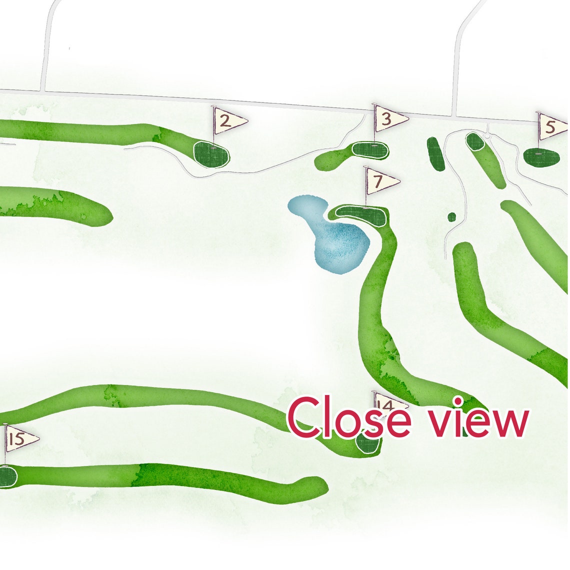 Luck Municipal Golf Club Course Map, Local Wisconsin Golf Course Layout ...