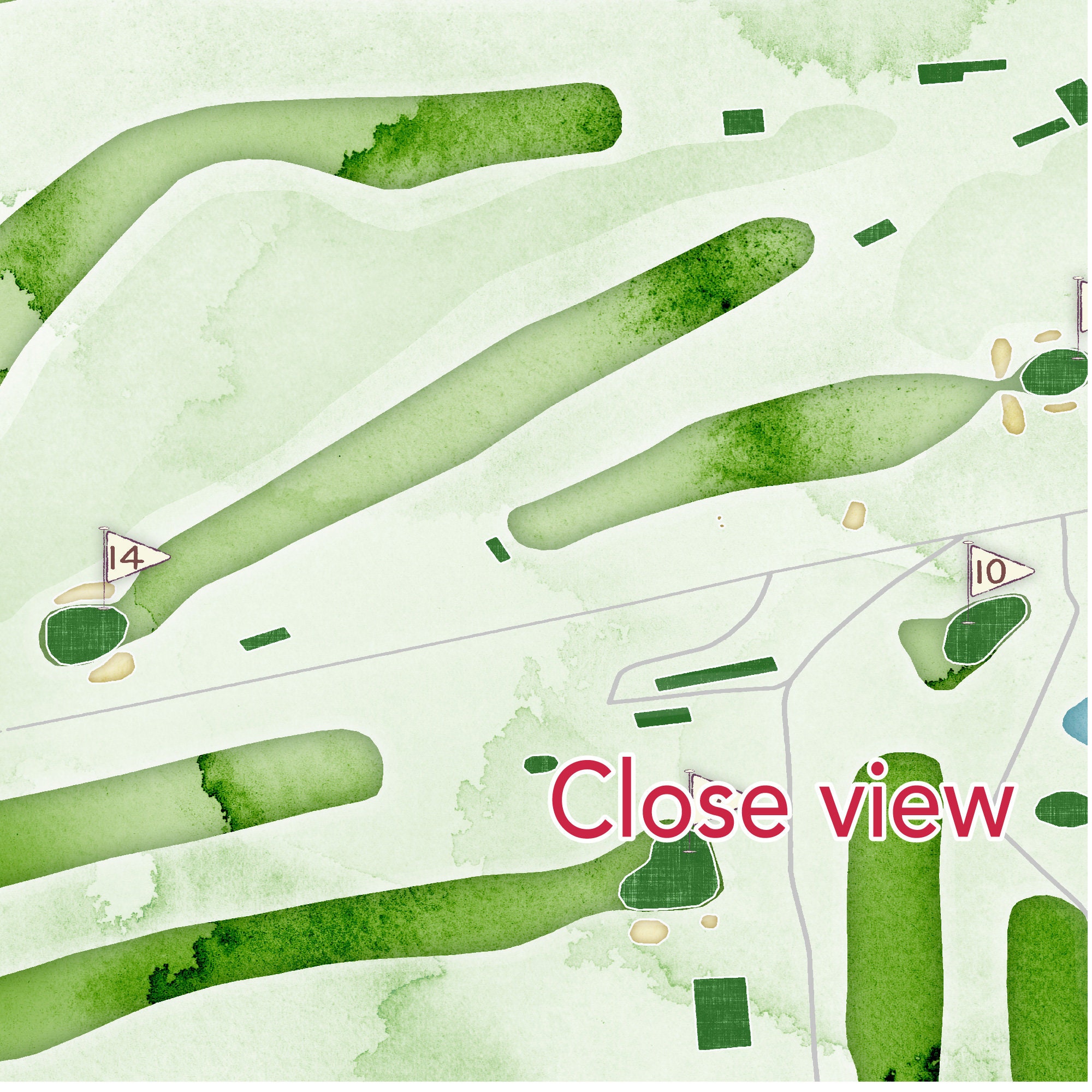 Tuscarora Golf Club Course Map, Local New York Golf Course Layout, NY ...