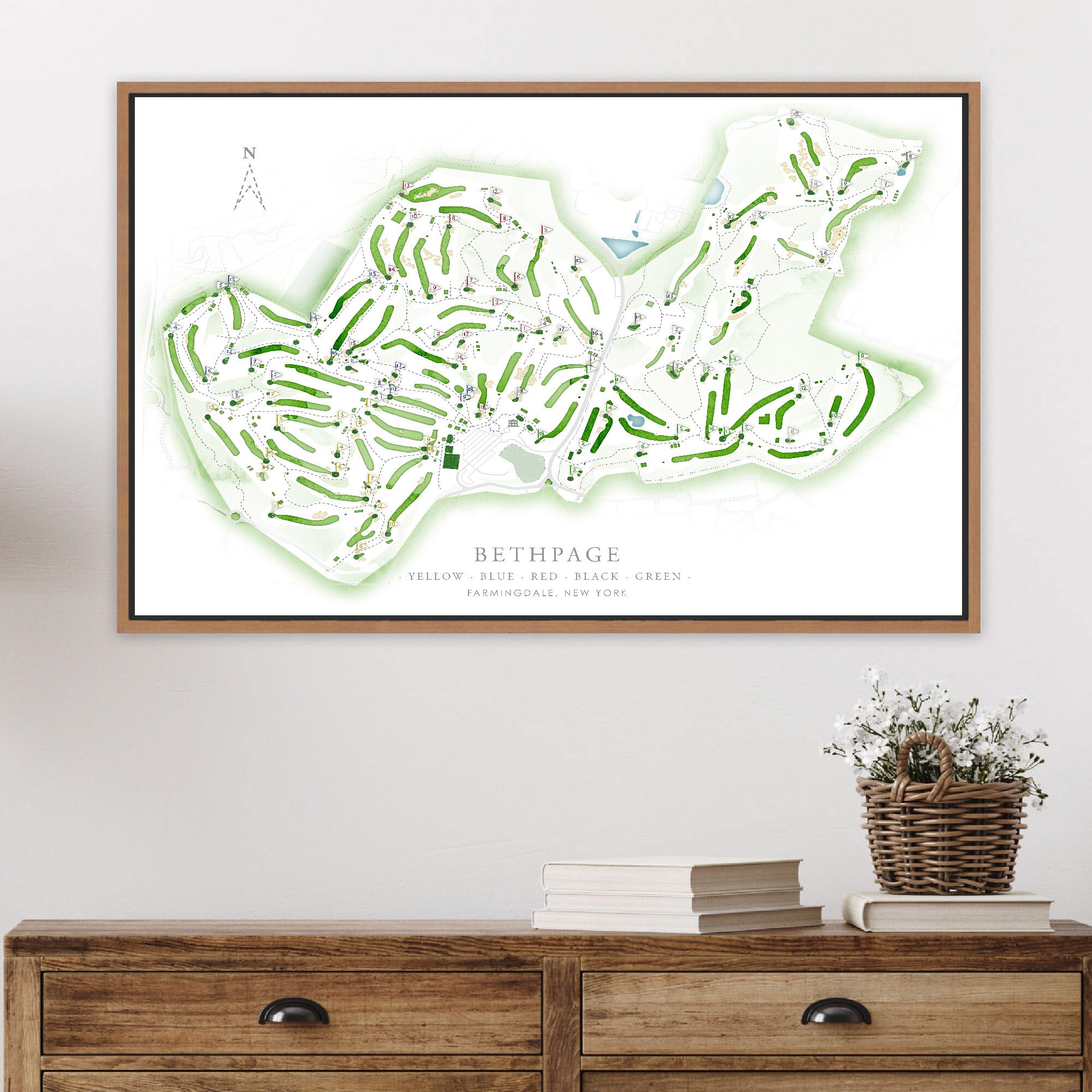 Bethpage State Park Golf Course Map, Layout of All 5 Courses, Long ...